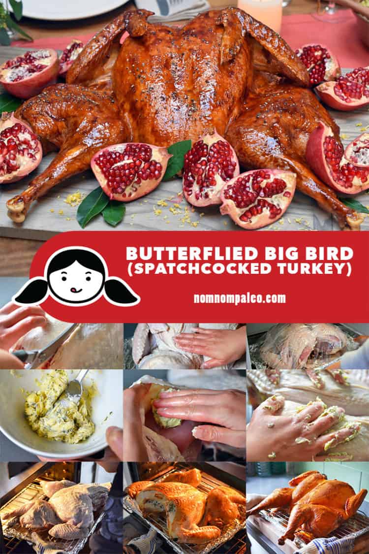 Butterflied Big Bird (Spatchcock Turkey) - Nom Nom Paleo®