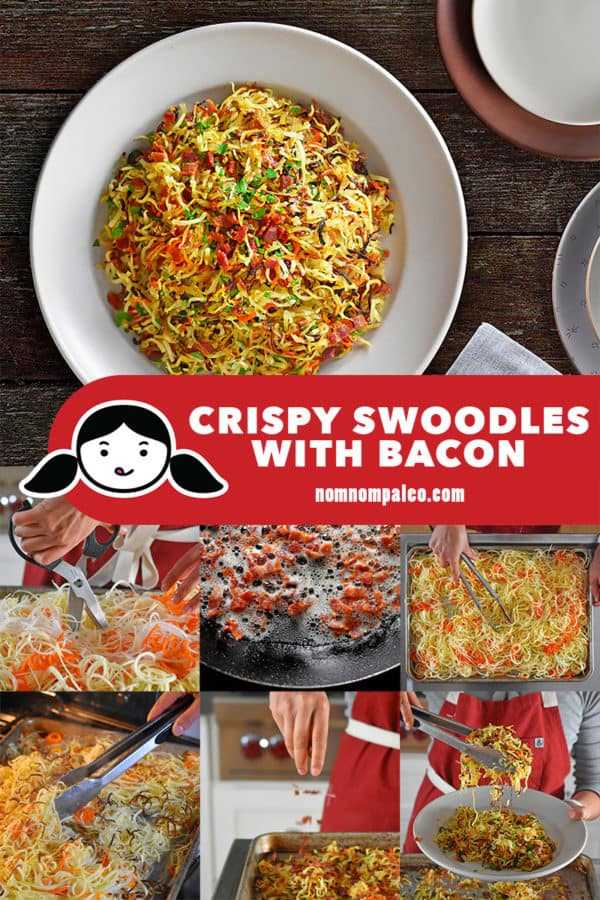 Crispy Swoodles with Bacon (Whole30, Gluten Free) - Nom Nom Paleo®
