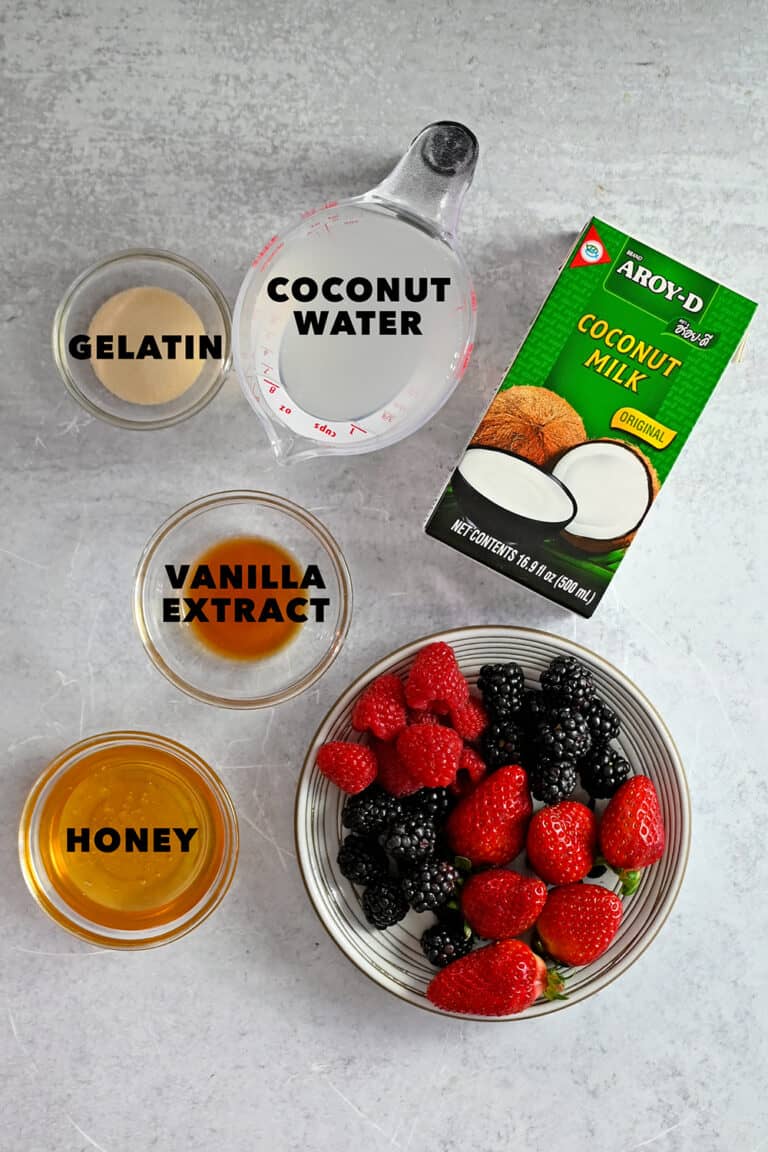 Coconut Jelly (Dairy Free Melo Melo Copycat) - Nom Nom Paleo®