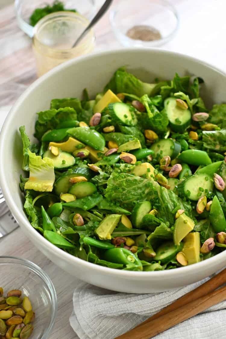 Asian Chopped Salad with Sesame Ginger Dressing